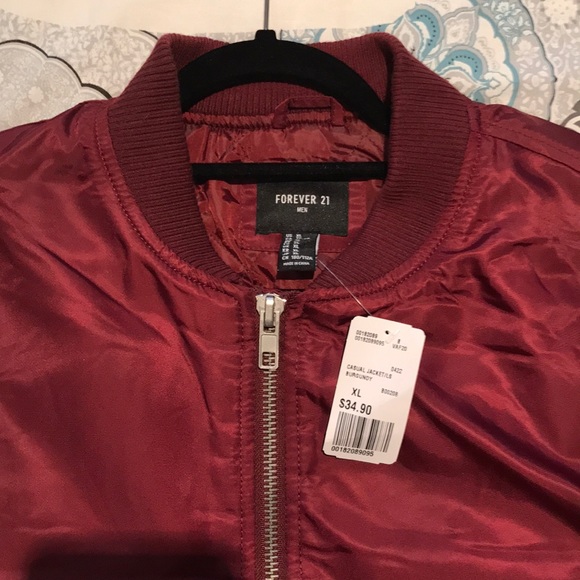Forever 21 | Jackets & Coats | Nwt And Receipt Forever 2 Mens Bomber ...